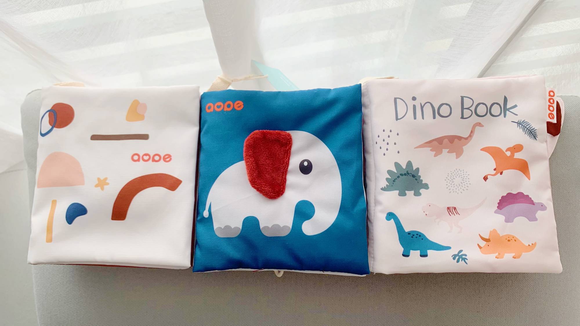 Aope Baby Cloth Book- Elephant