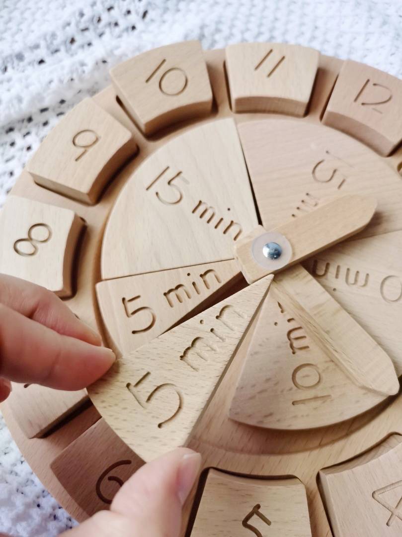 Wooden Clock Puzzle