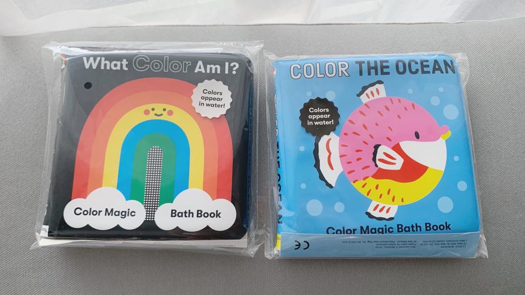 Color the Ocean Color Magic Bath Book